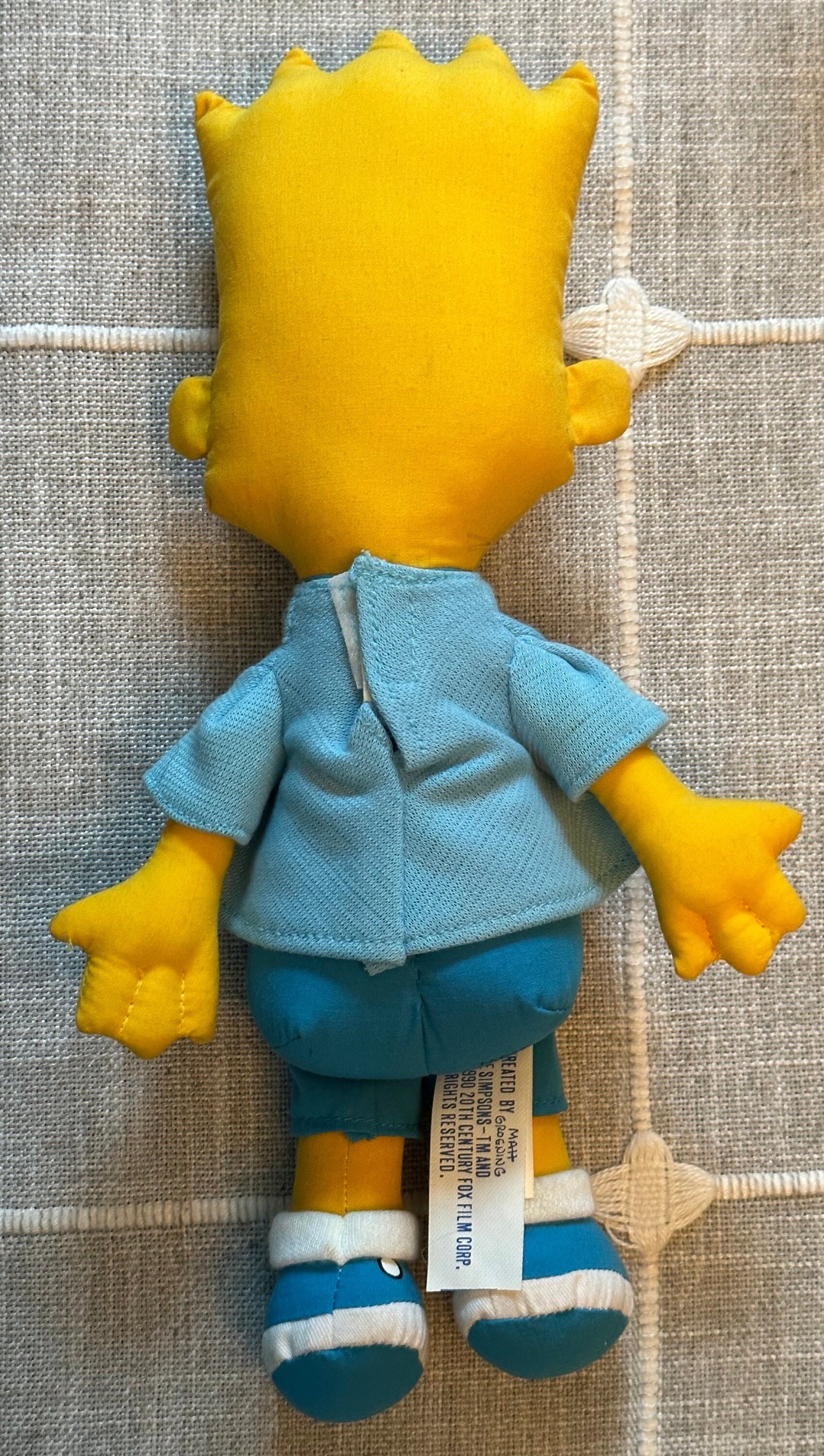 Bart Simpson Doll 1990 Matt Groening 20th Century Fox - Etsy
