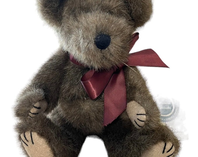 Vintage Boyds Bear Collection Bear Plush Bean Paxton P. Bean Jointed ...