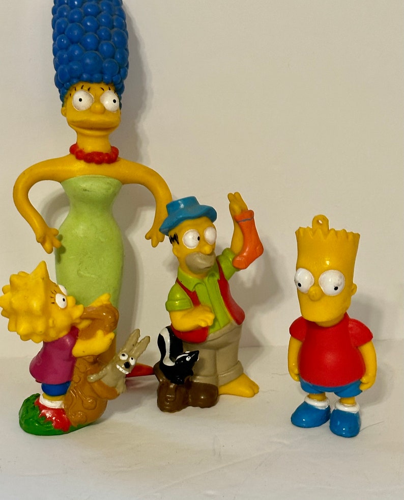 Vintage the Simpsons PVC Figures Set - Etsy
