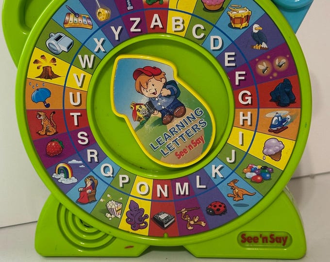 Fisher Price Learning Letters See 'n Say Speak Toy - Etsy