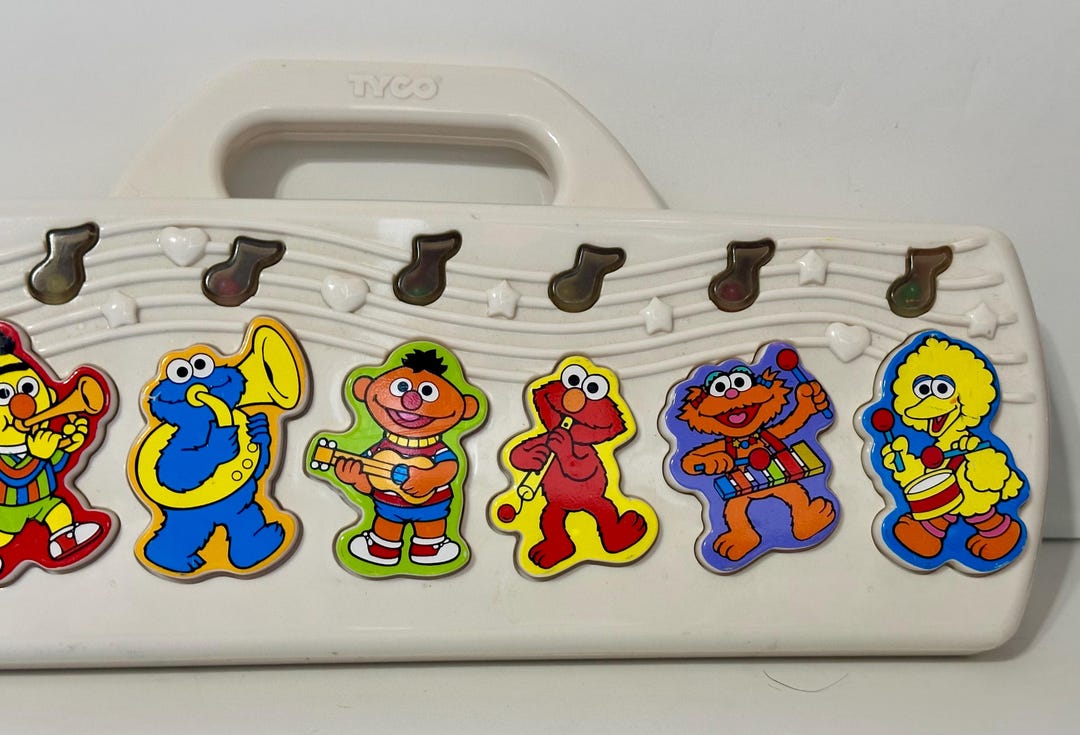 Vintage Tyco Baby Sesame Street 123 Musical Melody Keys - Etsy