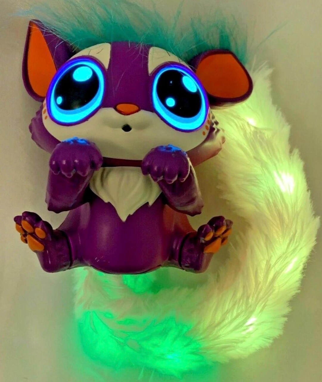 Lil' Gleemerz Loomur Purple White Light up Interactive Toy Works - Etsy