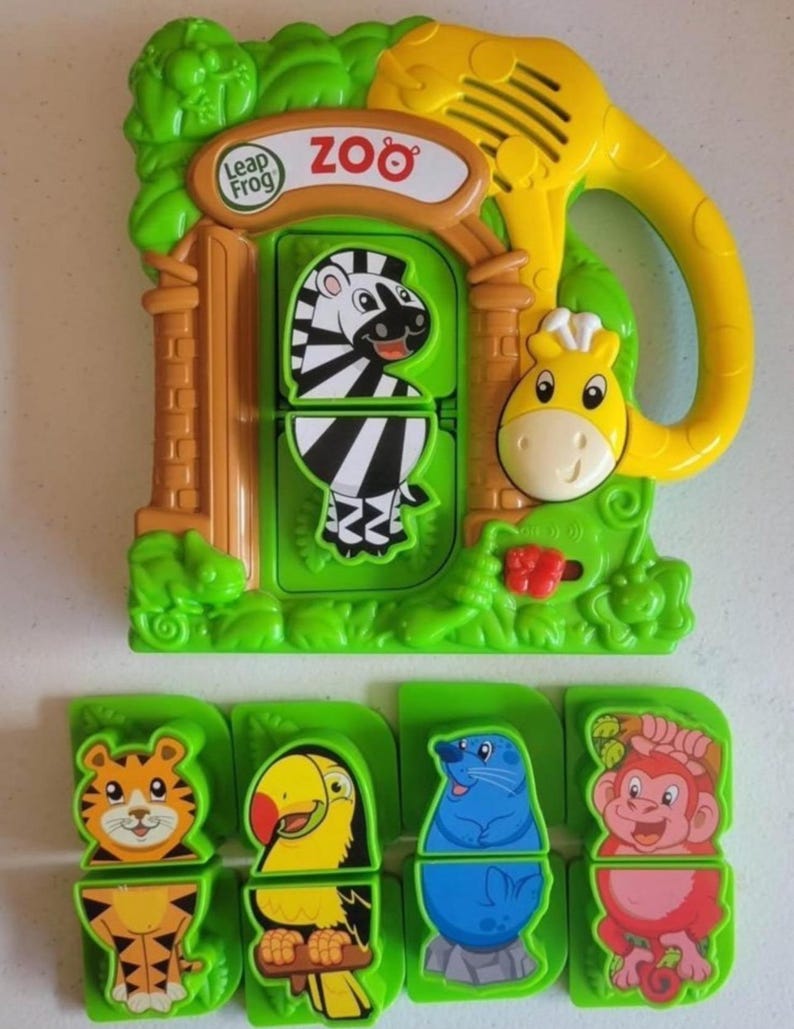 Leapfrog Zoo Electronic Fridge Phonics Magnetic Musical Learning System ...