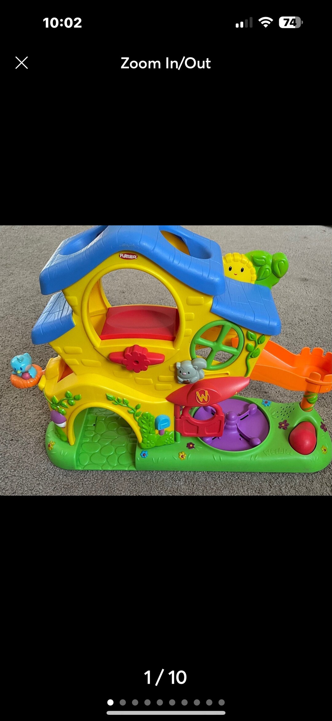 Playskool WEEBLES Wobble Turn N Tumble Musical Tree House Playse - Etsy