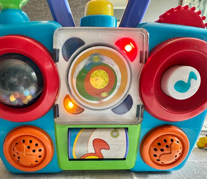 Vintage HTF Little Tikes Pop-tunes Boom Box - Etsy