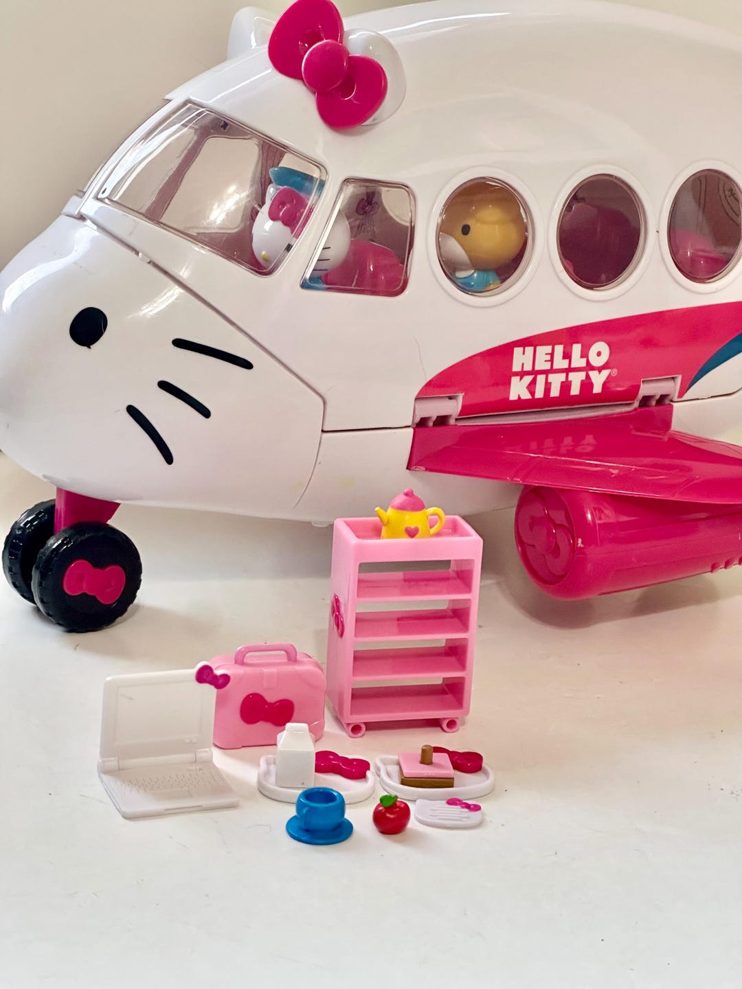 Rare Hello Kitty Jet Plane Play Set - Etsy