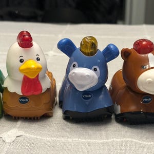 Vtech Go Go Farm Animals Rooster Donkey Turtle Horse and Foal - Etsy