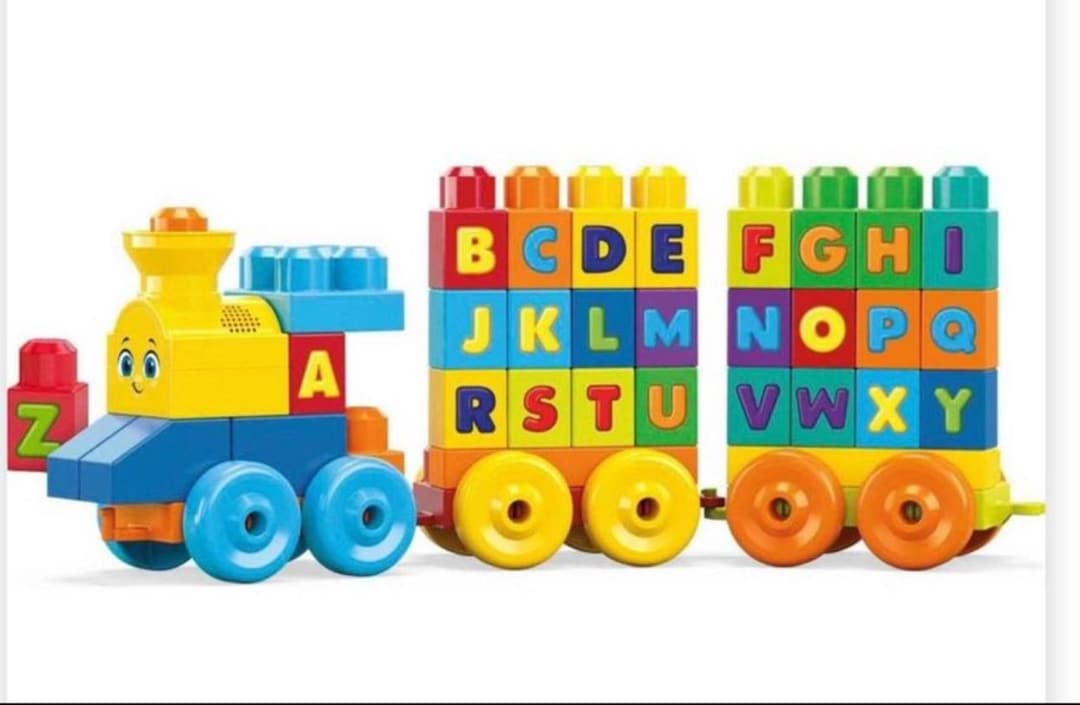 Mega Bloks ABC Musical Train Building Set, 50 Pieces First Builders - Etsy