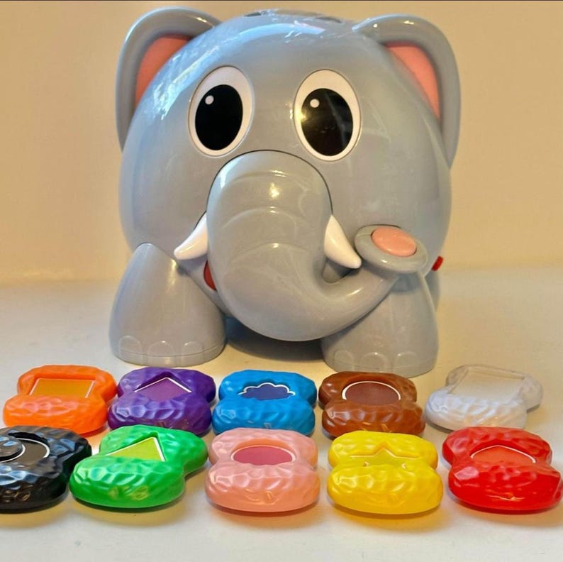 Learning Journey Learn With Me Elephant. Teaches Colors and Shapes - Etsy