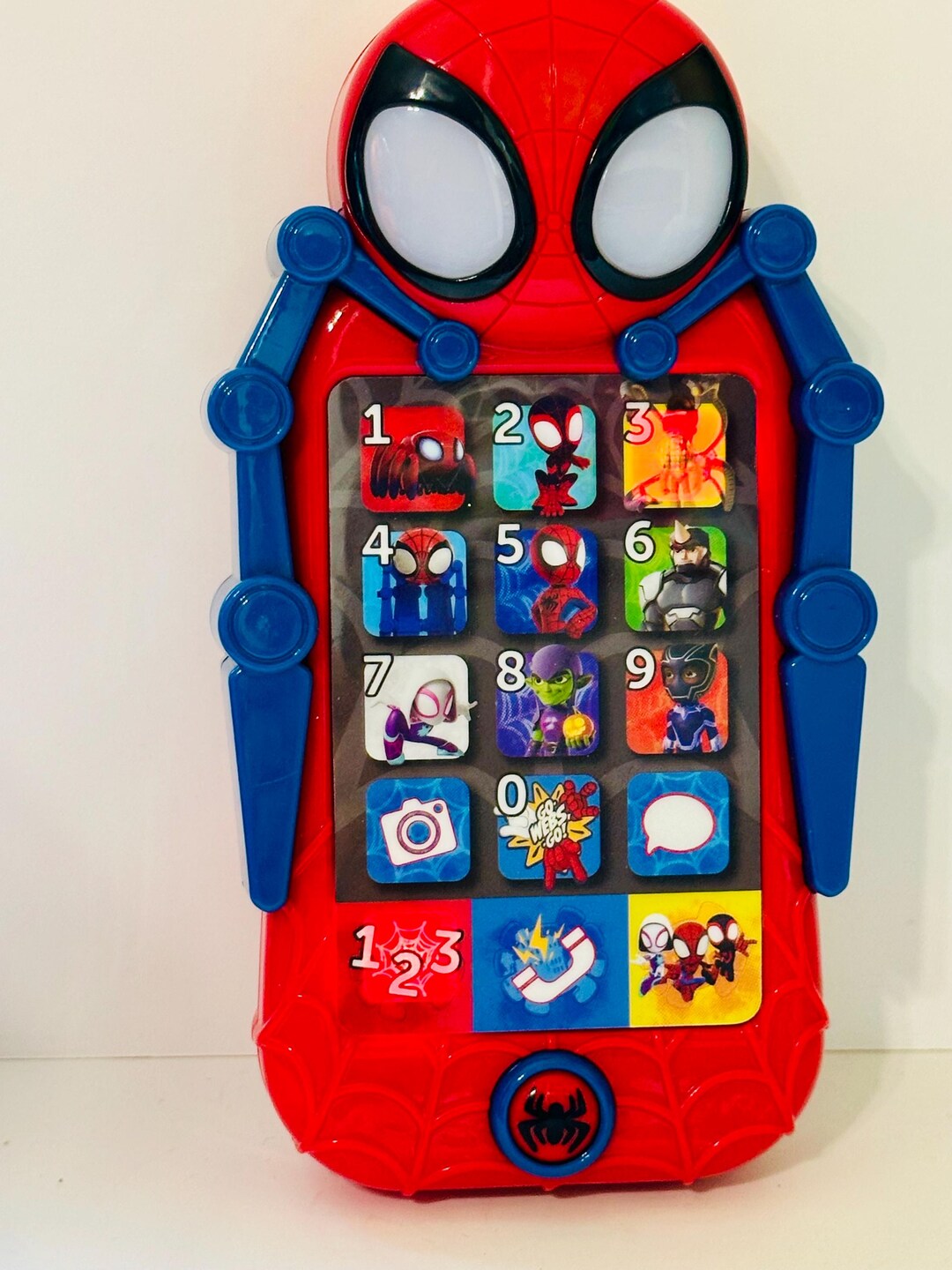 Ekids Spidey and His Amazing Friends Toy Phone for Toddler With Built ...