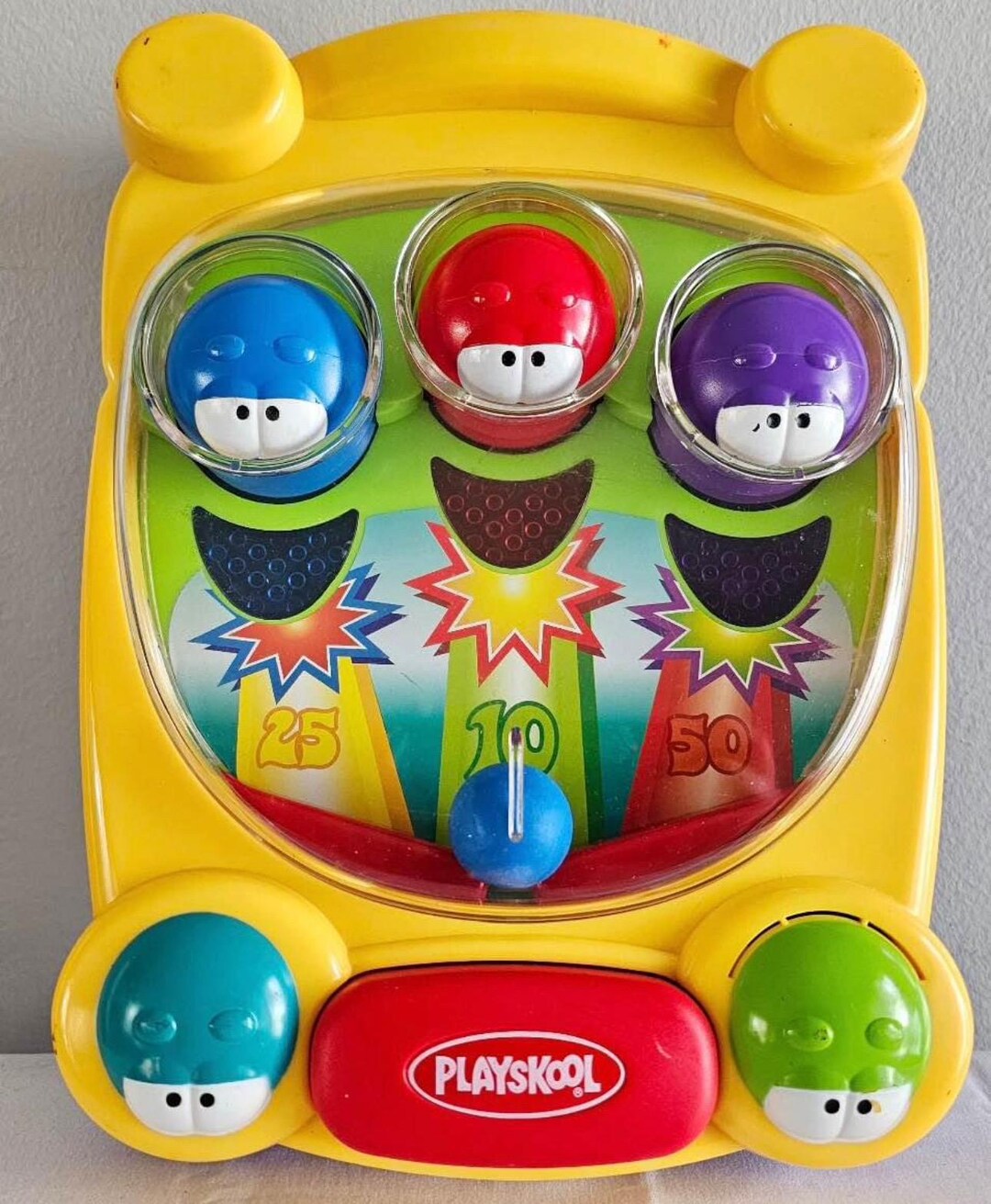 2002 Playskool Toddler Pinball Poppin Bedbugs Toy Machine Lights Sounds ...