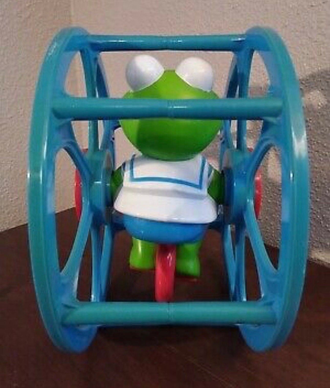 Vintage Muppet Babies Kermit Frog Roll Wheel Toy Jim Henson 1989 - Etsy