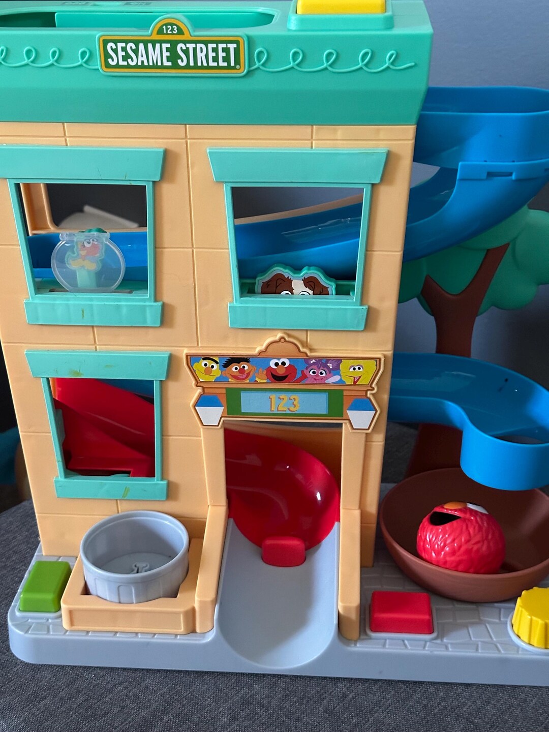 Sesame Street 4-piece Ball Drop Playset With Figures - Etsy