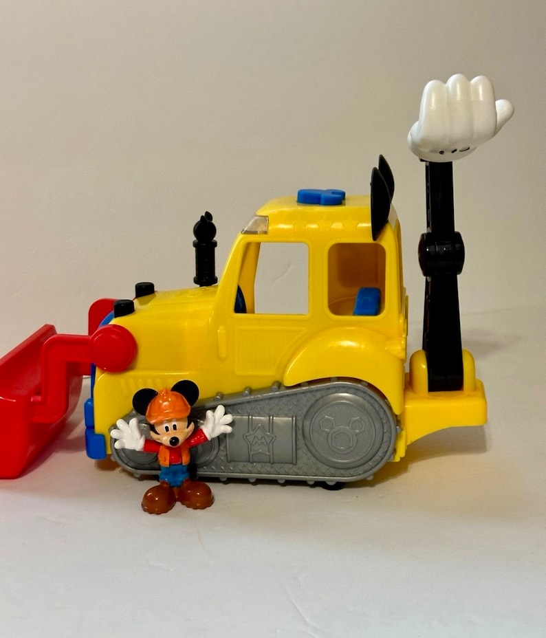 Mickey Mouse, Bulldozer SET - Etsy