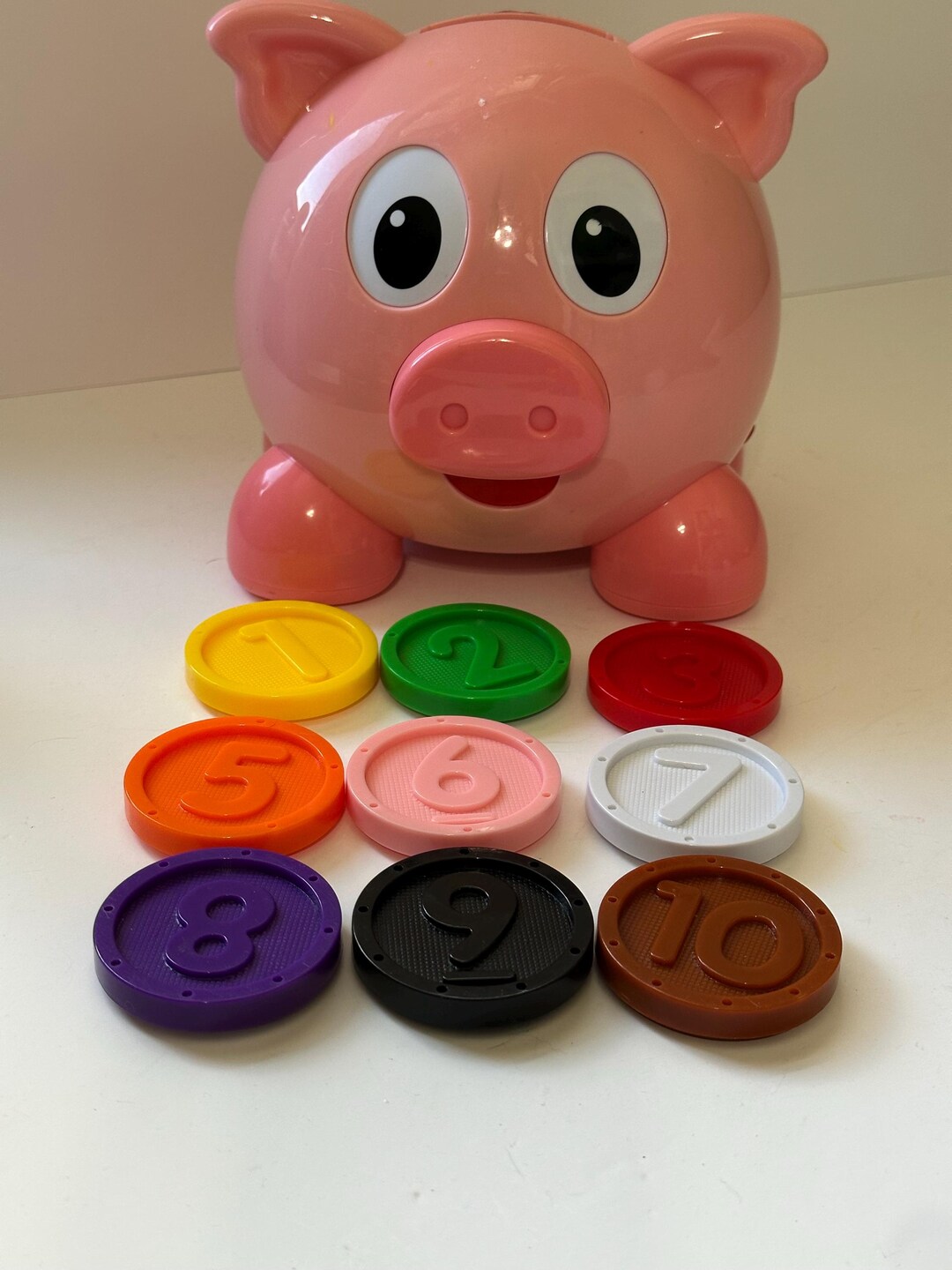 The Learning Journey Learn With Me Numbers and Colors Piggy Bank - Etsy