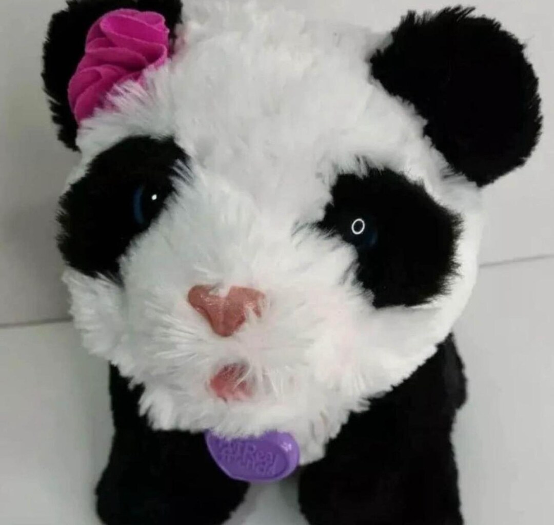 Furreal Friends Pom Pom My Baby Panda Bear Plush Interactive Pet Hasbro ...