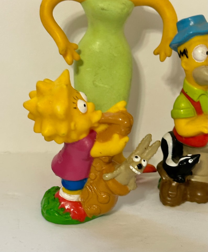 Vintage the Simpsons PVC Figures Set - Etsy