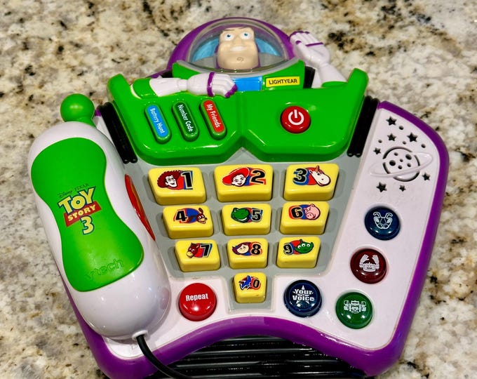 V-tech Toy Story 3 Buzz Lightyear Talk and Teach Phone Tested With ...