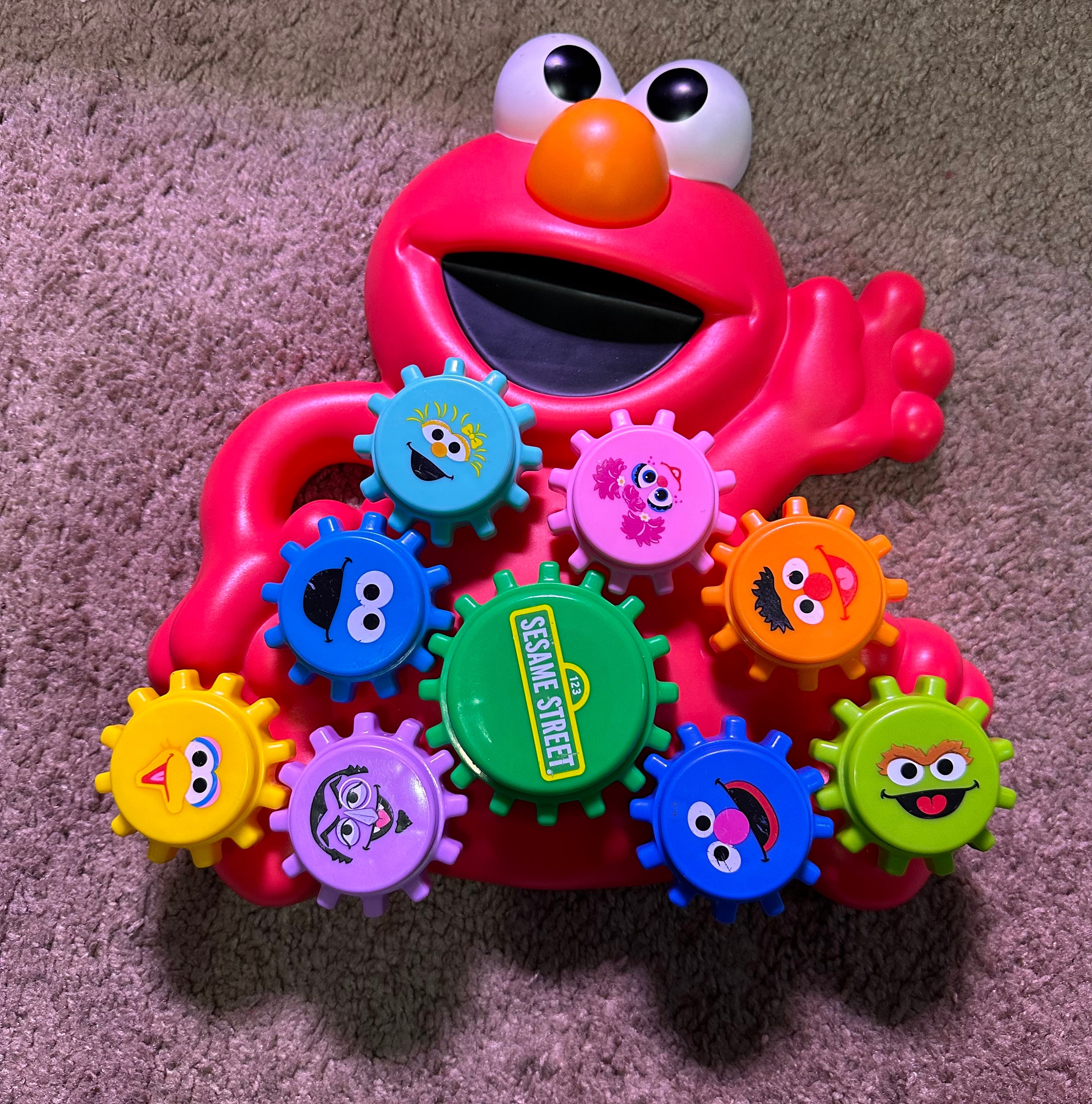 Sesame Street Playskool Friends Elmo and Friends Gear Play Complete Set ...