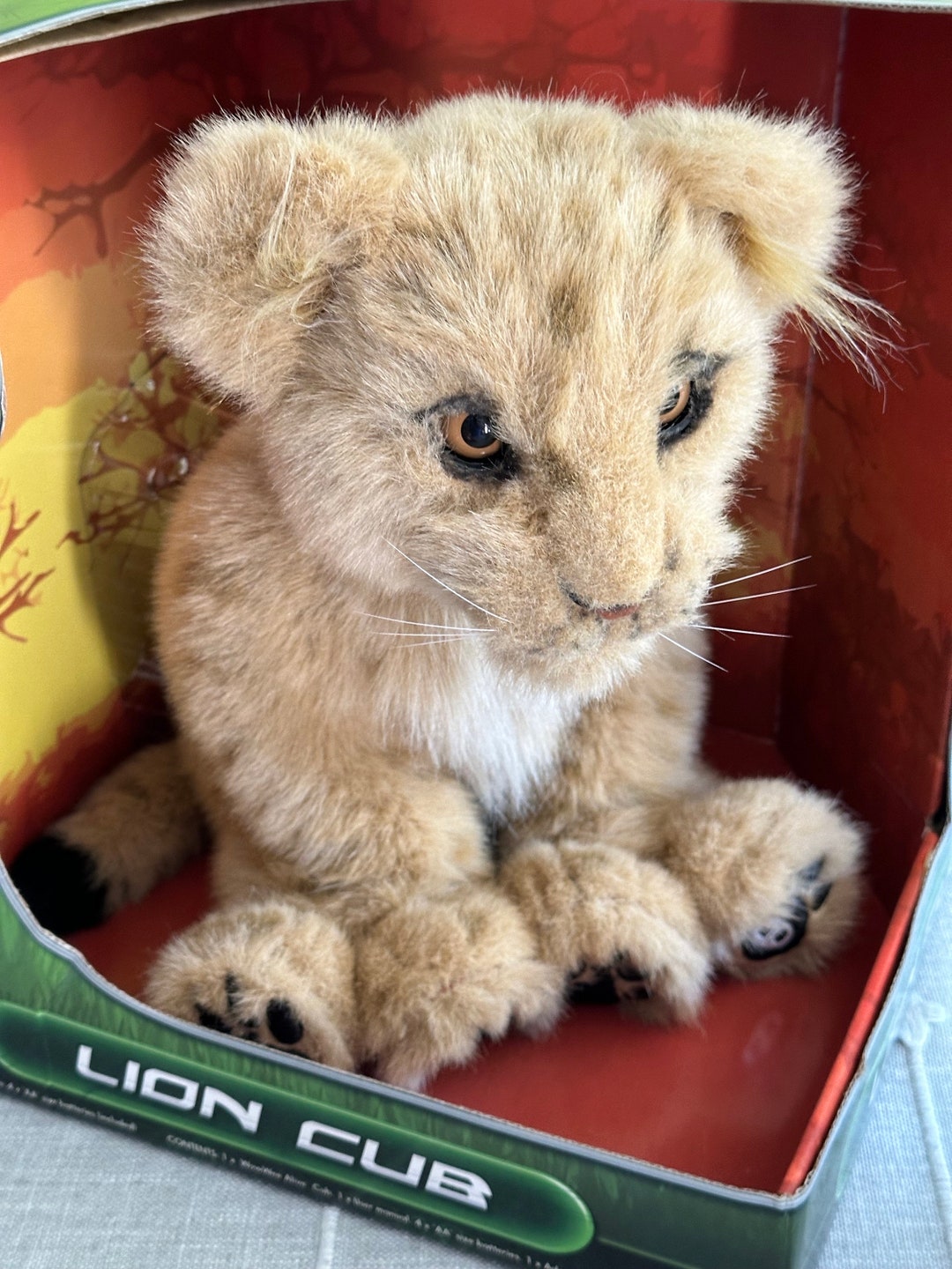 Wowwee Alive Lion Cub in Original Box - Etsy
