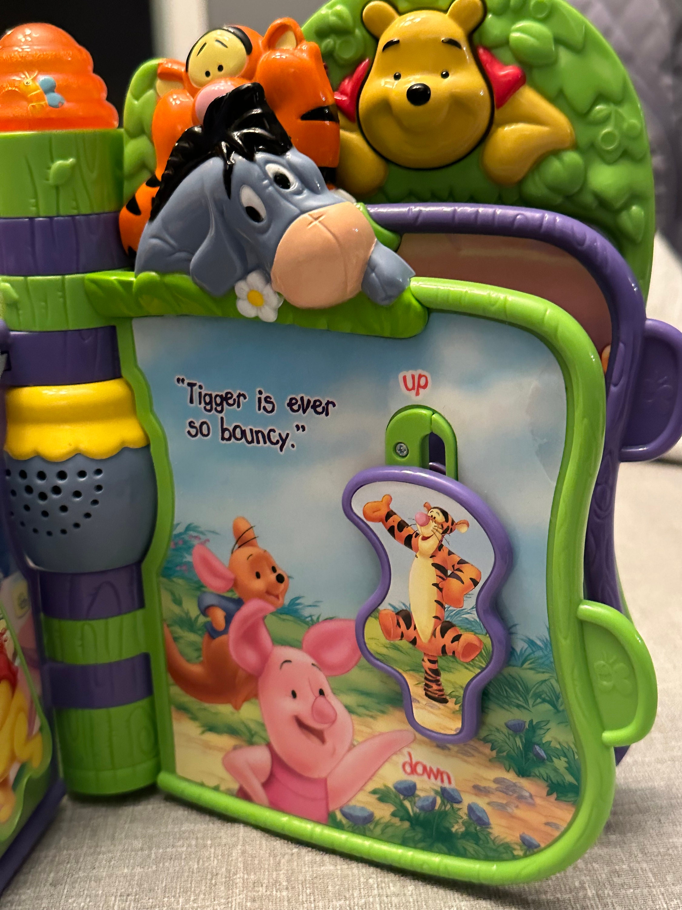 Vtech Winnie the Pooh Slide N Learn Storybook Interactive Talking ...