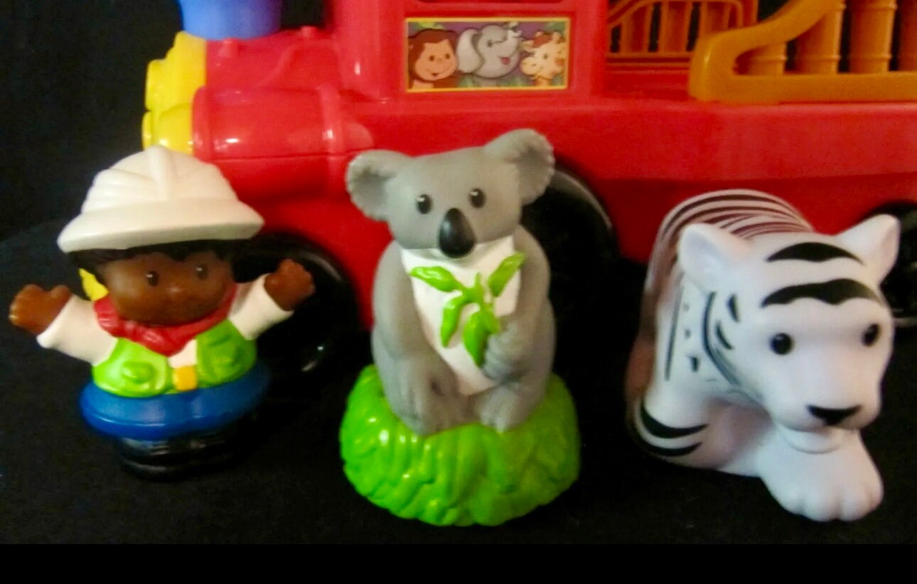 Vintage Little People Zoo Talkers Animal Sounds Zoo Train. - Etsy