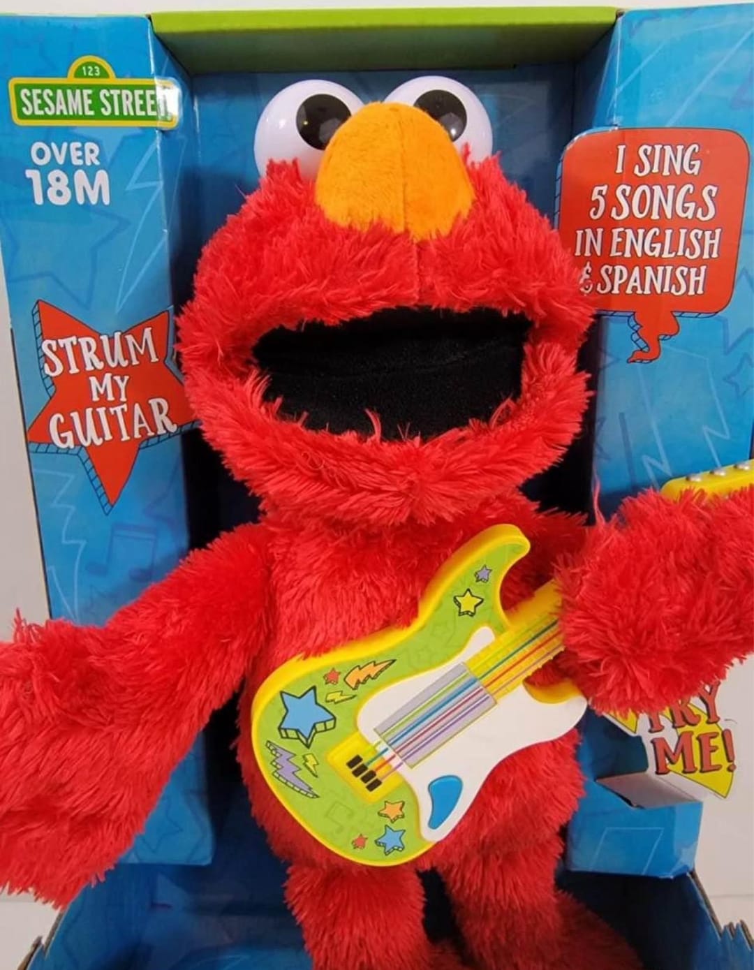 Sesame Street Rock & Rhyme Elmo Talking, Singing Plush - Etsy