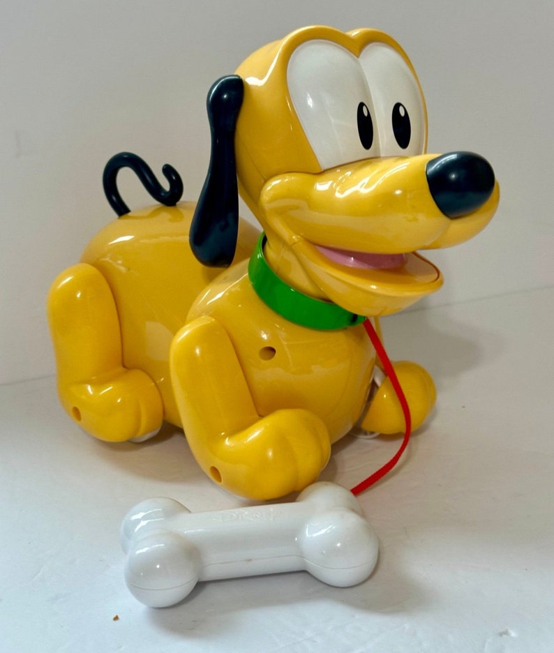 Disney Pluto Electronic Toy Mickey Mouse Pull Toy - Etsy