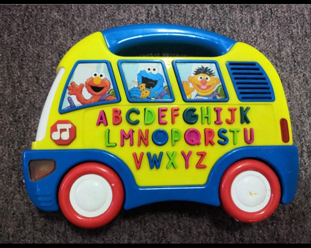 Fisher Price Sesame Street Elmos Alphabet Bus - Etsy