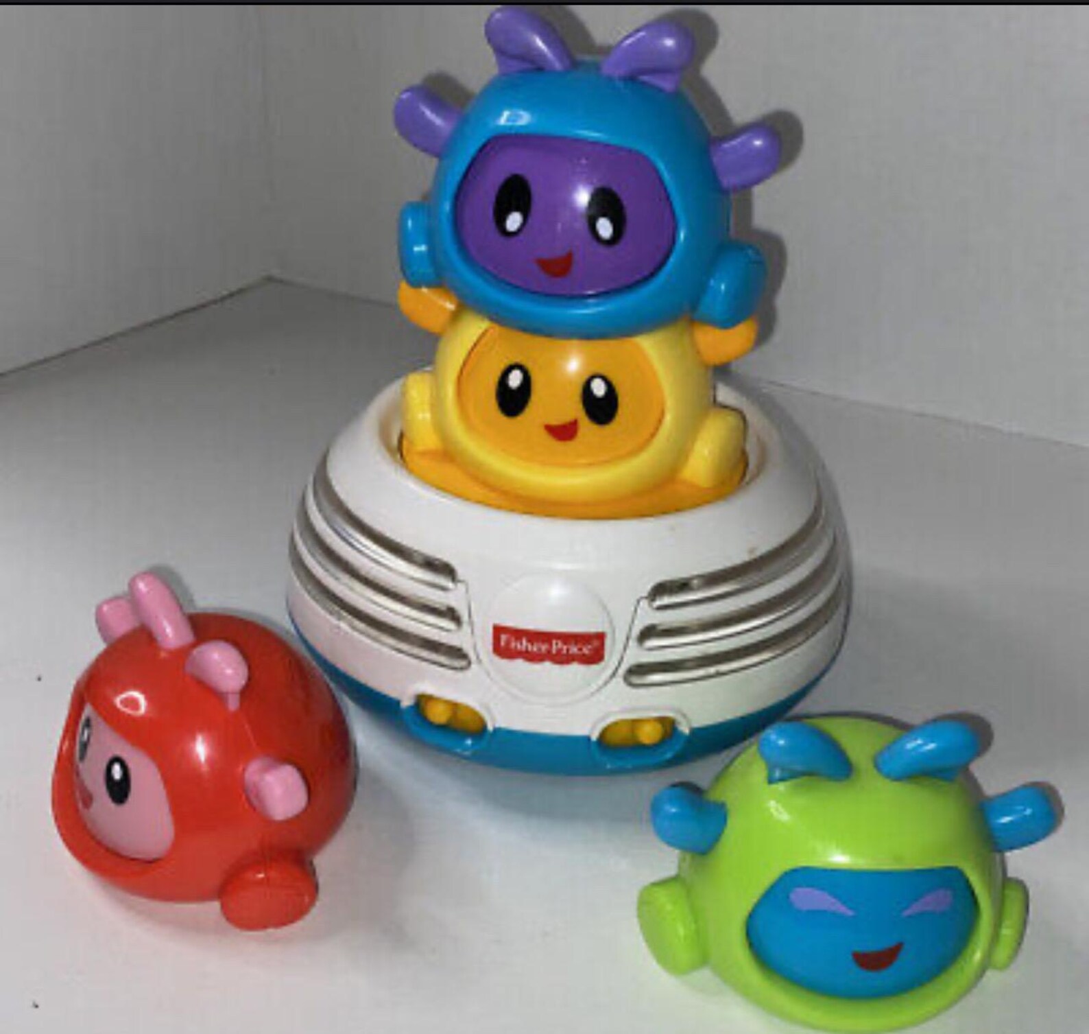 Fisher-price Bright Beats Build-a-beat Stacker Complete With 4 Boogies ...