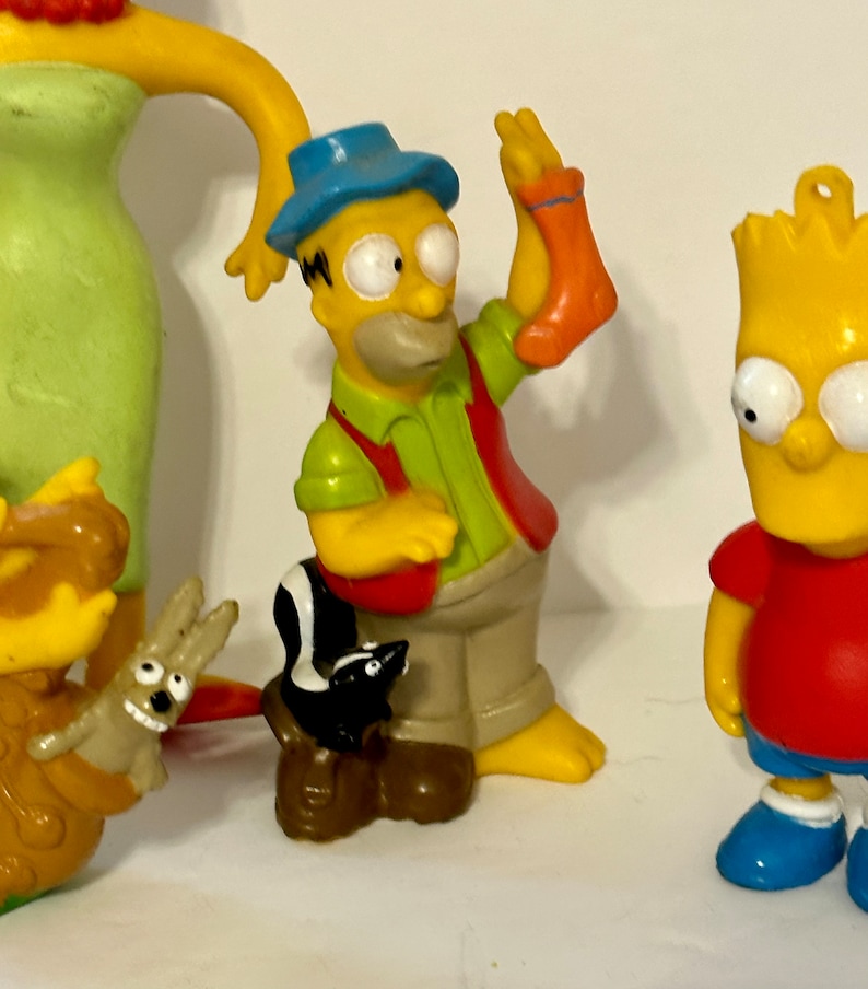 Vintage the Simpsons PVC Figures Set - Etsy