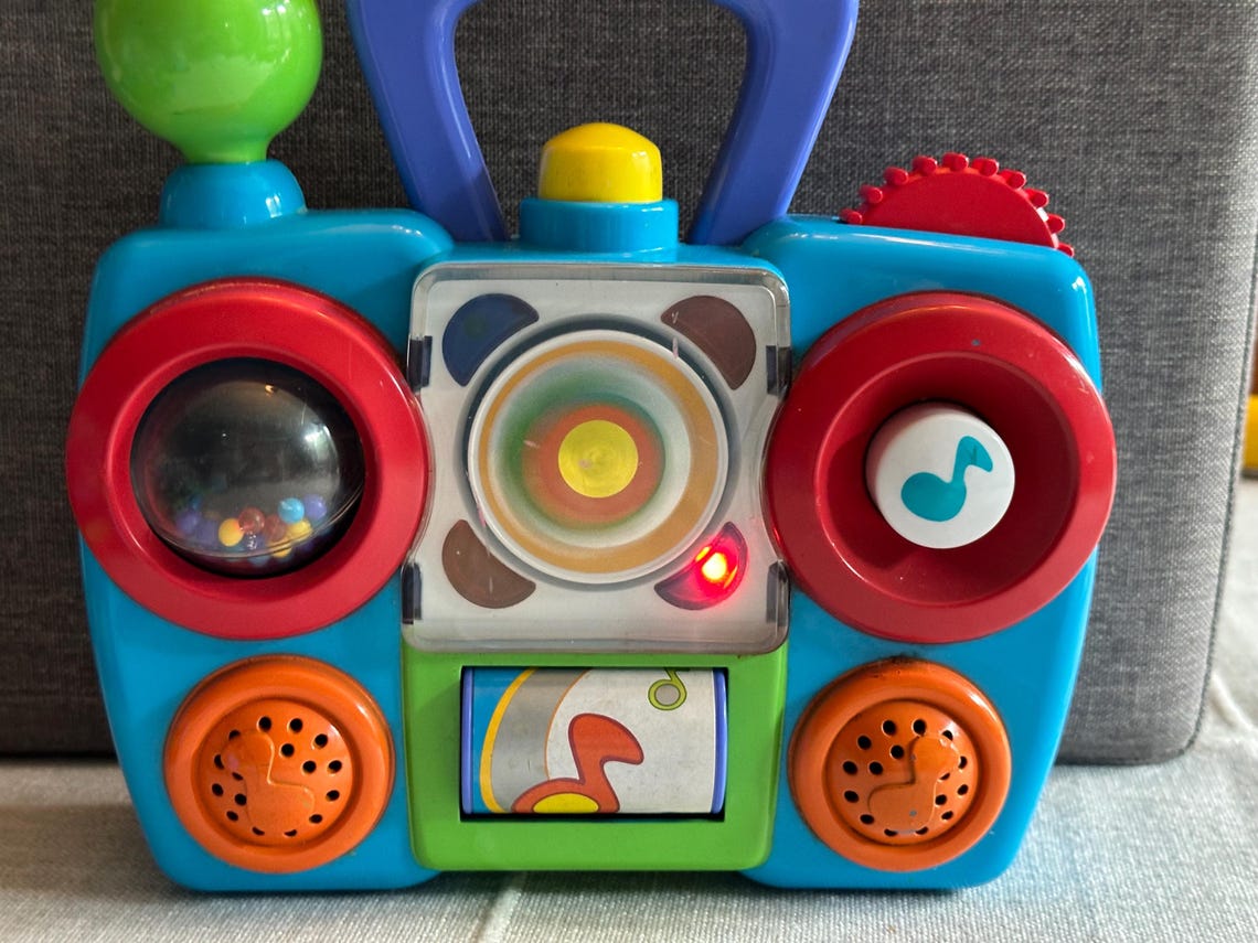 Vintage HTF Little Tikes Pop-tunes Boom Box - Etsy