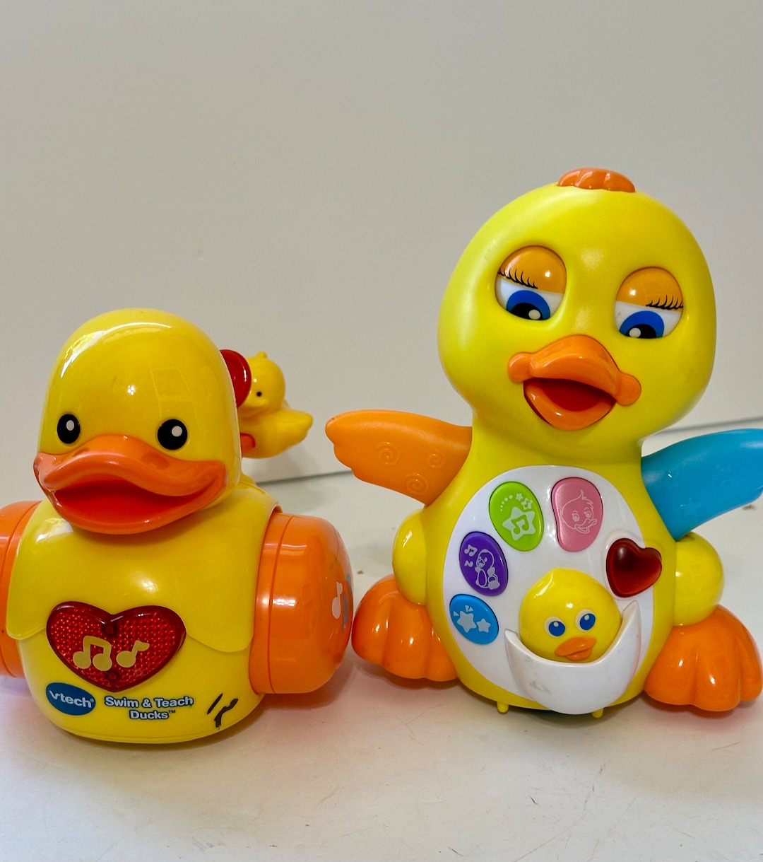 The Swim and Teach Ducks From Vtech and Huiele Dancing Walking Ducks - Etsy