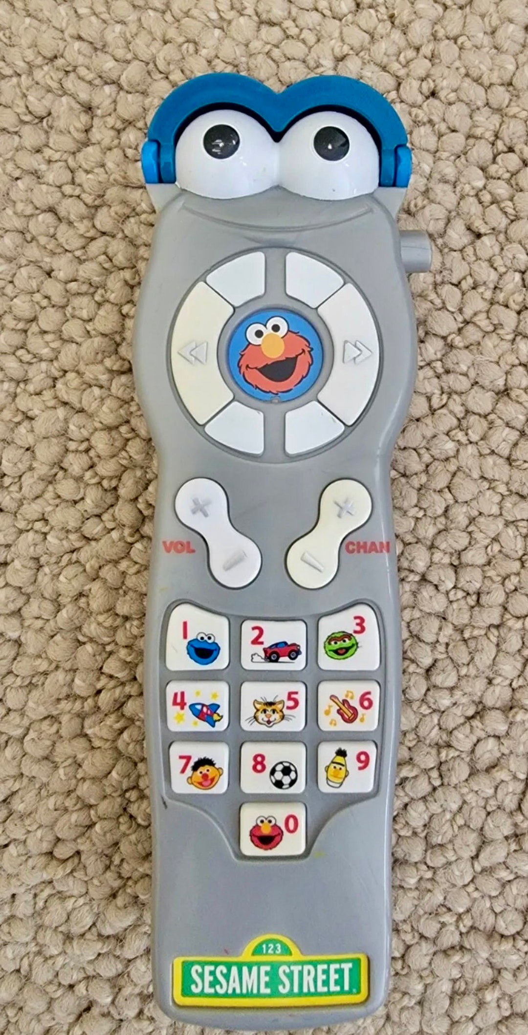 Sesame Street Elmo’s World Silly Sounds Toy Remote Control Works - Etsy