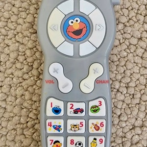 Sesame Street Elmos World Silly Sounds Toy Remote Control Works - Etsy