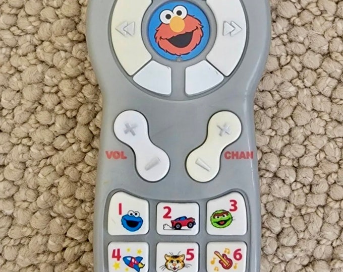 Sesame Street Elmo’s World Silly Sounds Toy Remote Control Works - Etsy