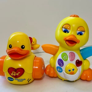 The Swim and Teach Ducks From Vtech and Huiele Dancing Walking Ducks - Etsy