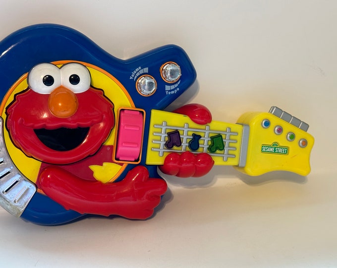 Sesame Street 2002 Jam With Elmo Guitar, Fisher Price Lights Tempo ...