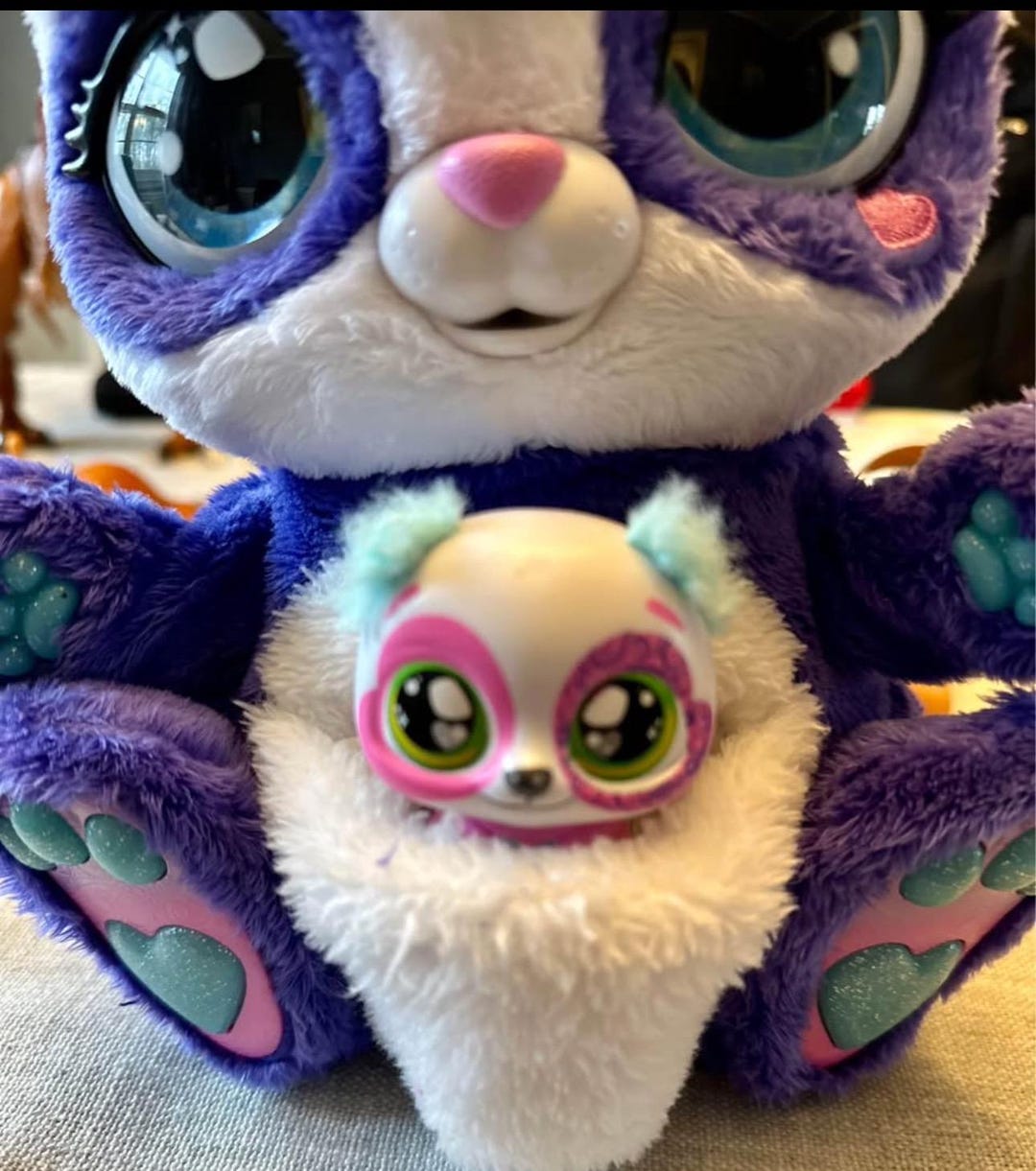 Peek-a-roo - Interactive Panda-roo Plush Toy With Mystery Baby-roo ...