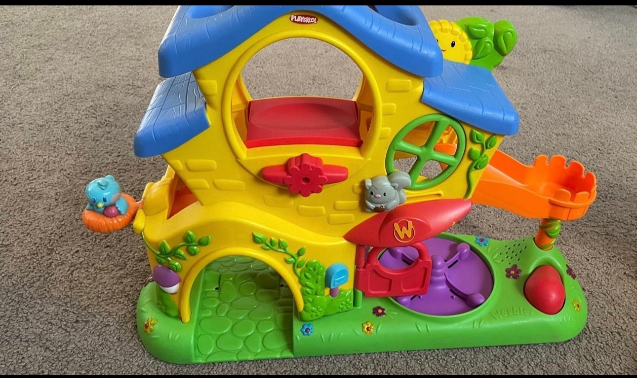 Playskool WEEBLES Wobble Turn N Tumble Musical Tree House Playse - Etsy