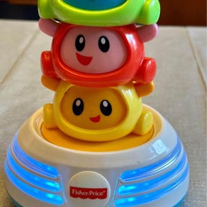 Rare Vtg Fisher Price Bright Beats Build-a-beat Stacker - Etsy