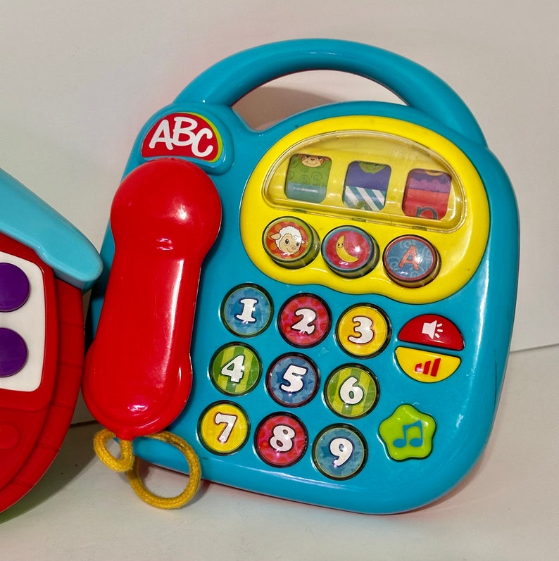 Musical Animal Sounds Farm House and Simba ABC Telephone - Etsy