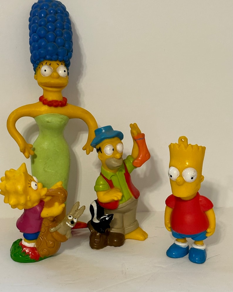 Vintage the Simpsons PVC Figures Set - Etsy