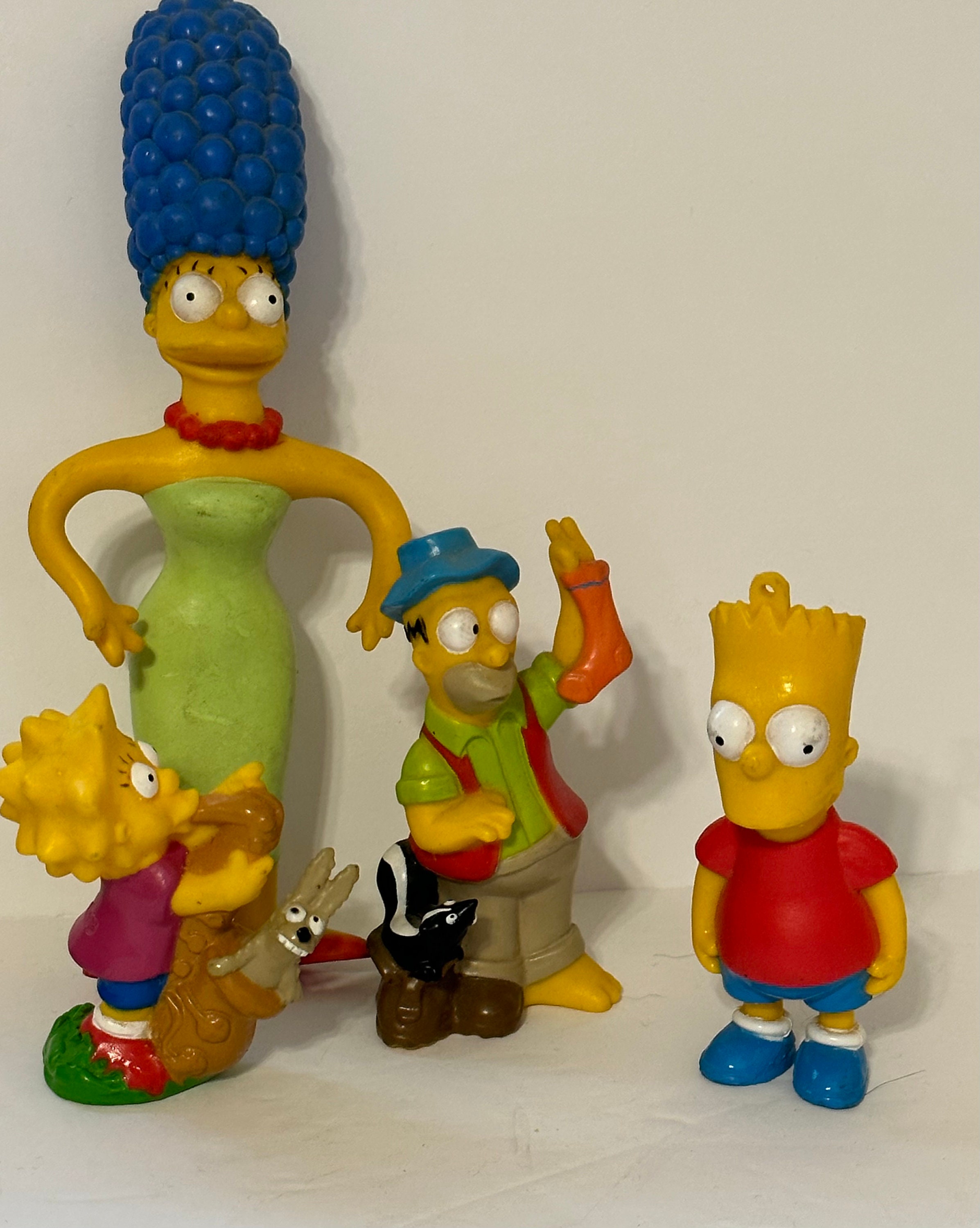 Vintage the Simpsons PVC Figures Set - Etsy