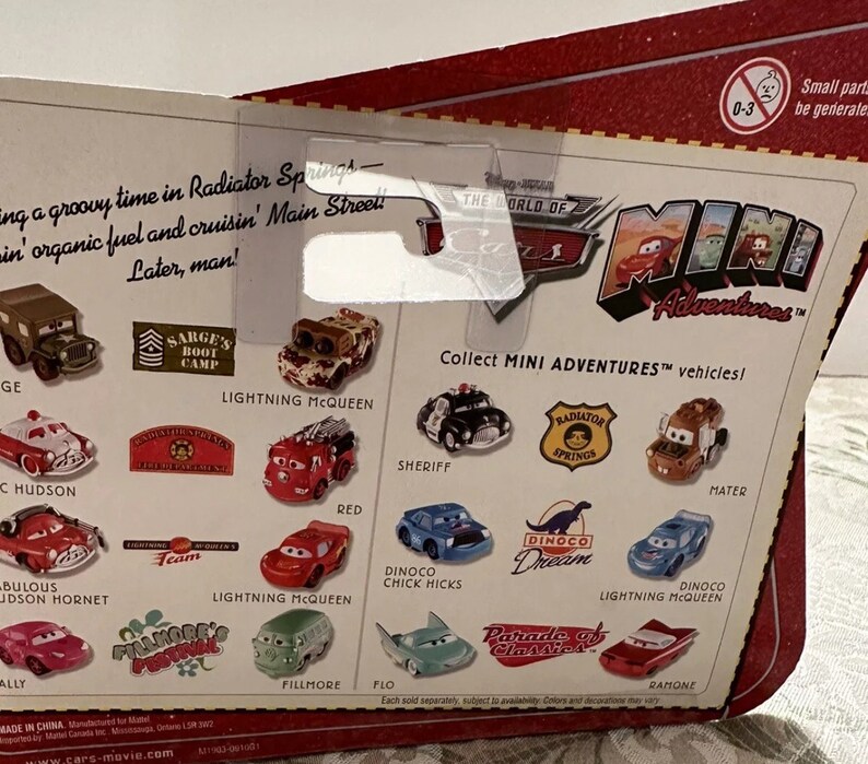 Disney Pixar Cars Mini Adventures Holiday Special Original Pkg - Etsy