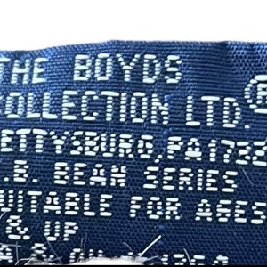 Vintage Boyds Bear Collection Bear Plush Bean Paxton P. Bean Jointed ...