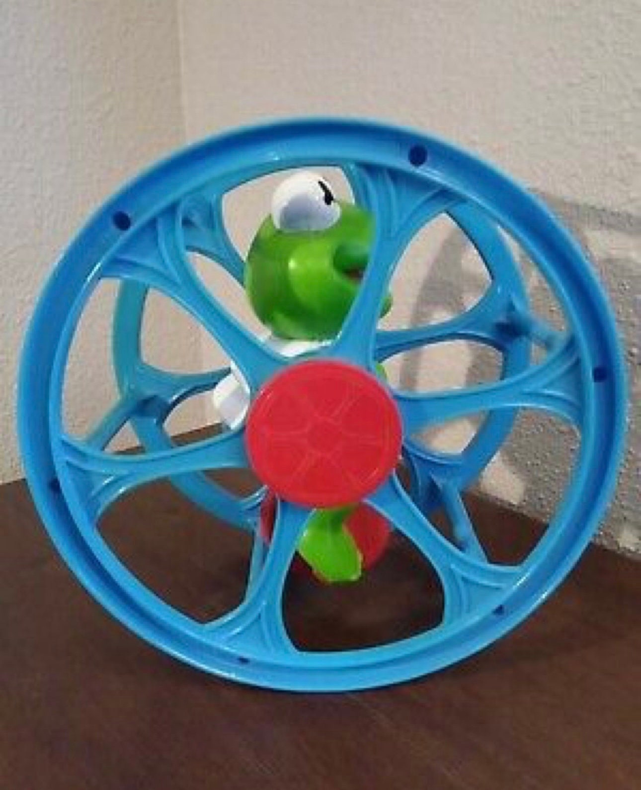Vintage Muppet Babies Kermit Frog Roll Wheel Toy Jim Henson 1989 - Etsy