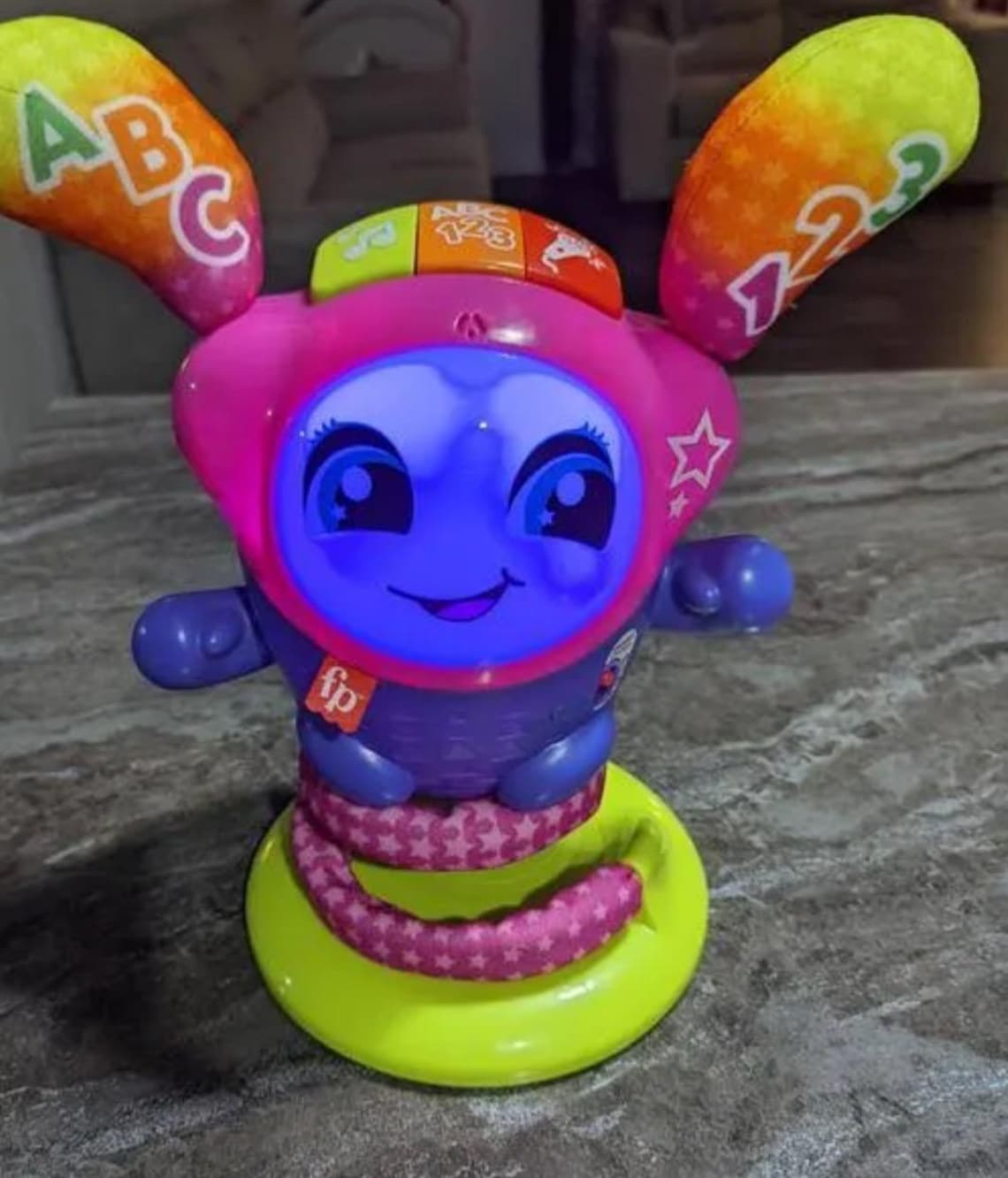 Fisherprice Toy DJ Bouncin Star With Music Lights & Bouncing Action - Etsy