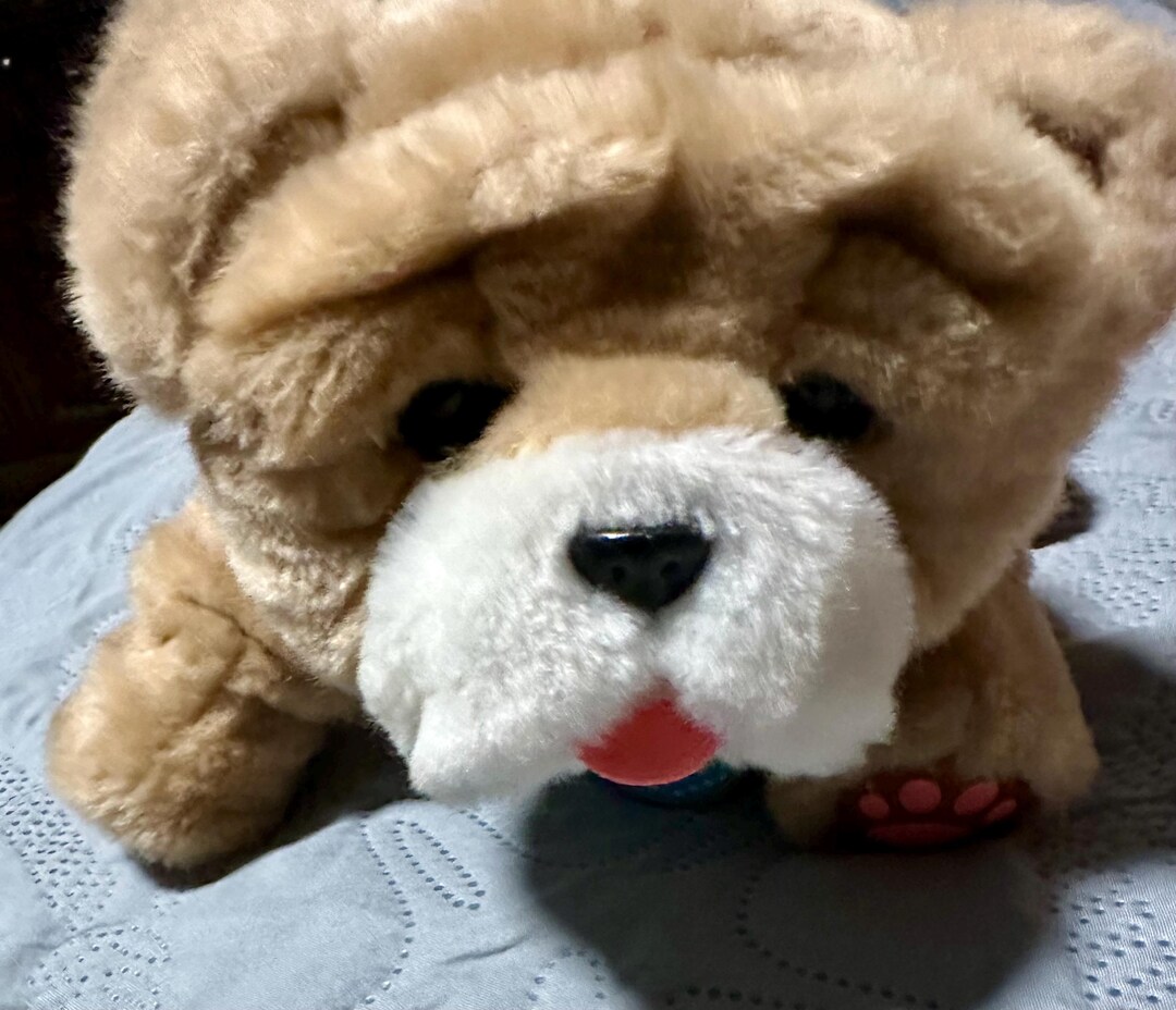 Little Live Pets Rollie My Kissing Puppy Bulldog Interactive Dog Plush ...