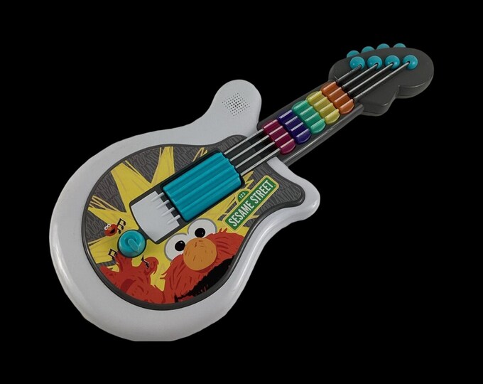 Sesame Street Let's Rock Elmo Guitar Musical Instrument Muppet Hasbro ...